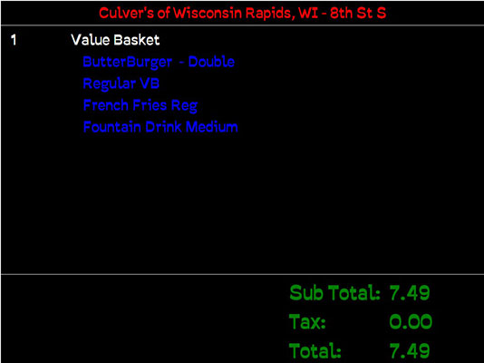 Order Confirmation Boards | Drive-Thru Systems | RDS