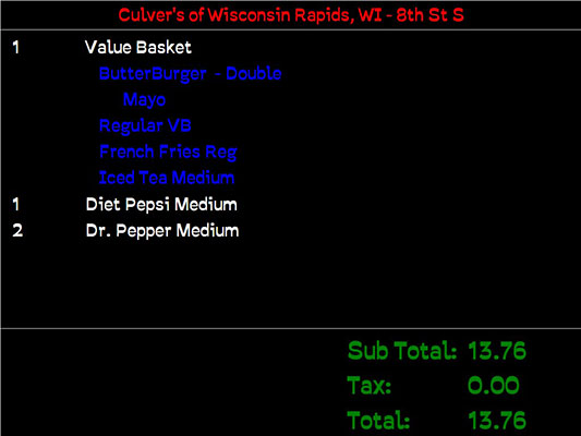 Order Confirmation Boards | Drive-Thru Systems | RDS